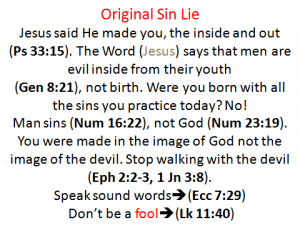 Original Sin? Inherited Sin? Is Adam Responsible? - Eternal Evangelism